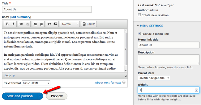 Manage Pages In Drupal 8 Drupal 8 Tutorial Fastcomet