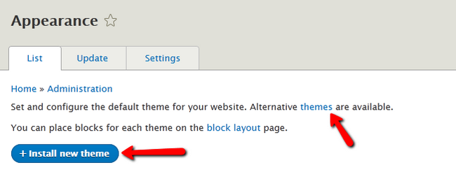 How To Install Themes In Drupal 8 Drupal 8 Tutorial