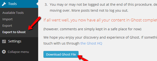 Transfer WordPress Posts to Ghost • Ghost Tutorial - FastComet