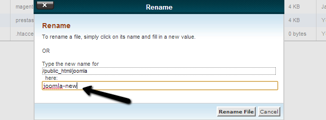 How to Change Joomla Directory via cPanel - Joomla Tutorial - FastComet