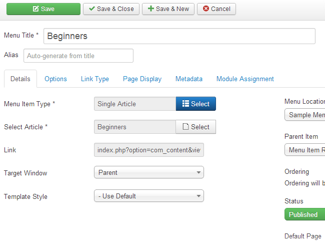 How to Use Menu Manager - Joomla Tutorial - FastComet