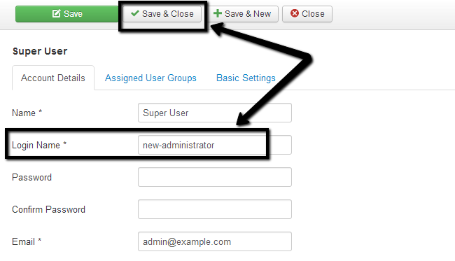 How to Change Admin Username - Joomla Tutorial - FastComet