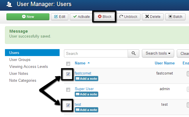 Joomla Tutorial Manage Users In Joomla Fastcomet