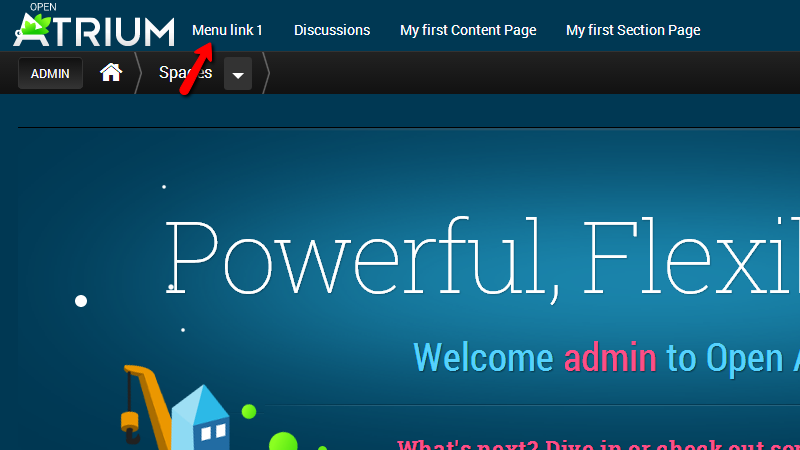How to Manage Menus in Open Atrium - Open Atrium Tutorial - FastComet