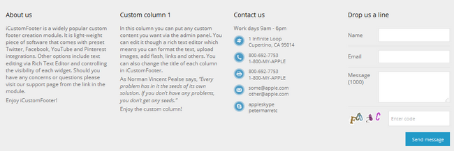 How to configure iCustomFooter - OpenCart 2 Tutorial - FastComet