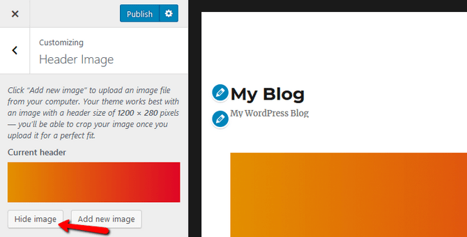 How To Change The Header In WordPress GIF Web Hosting
